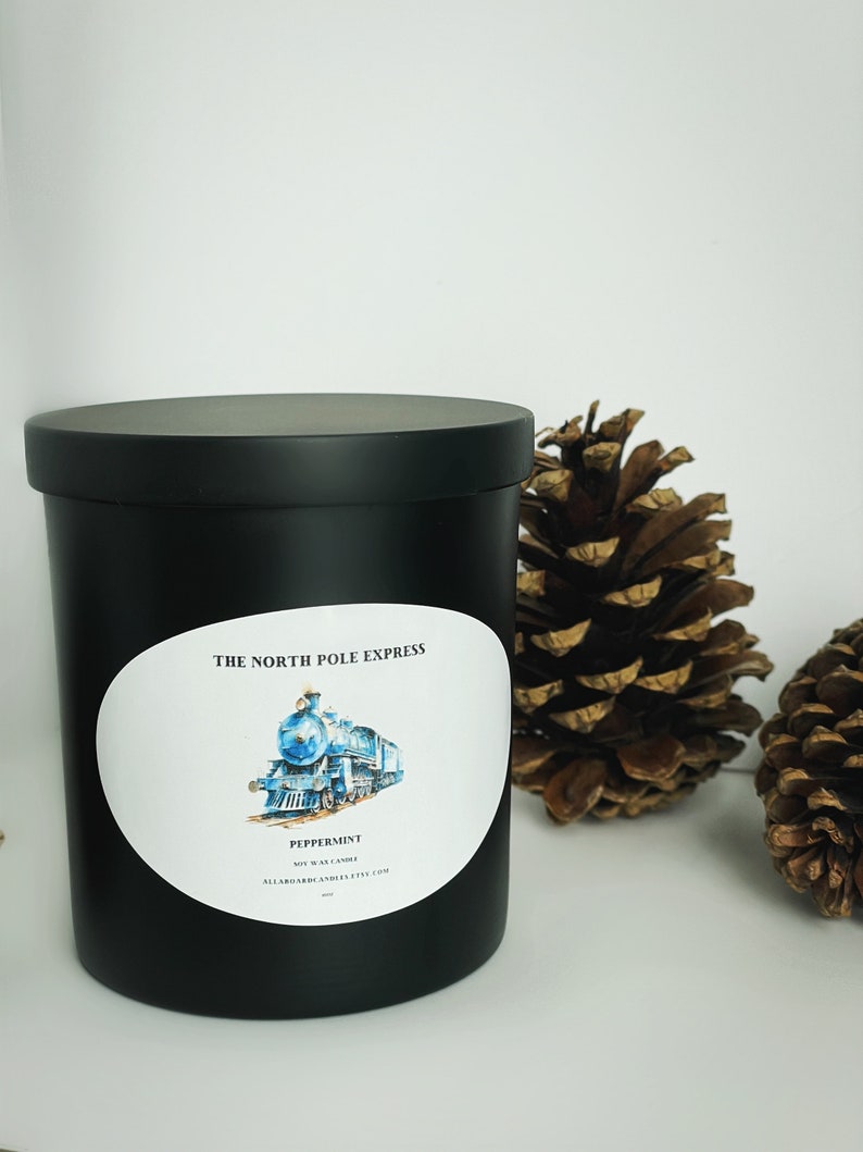 The North Pole Express Train Candle Book Lovers Candle - Etsy