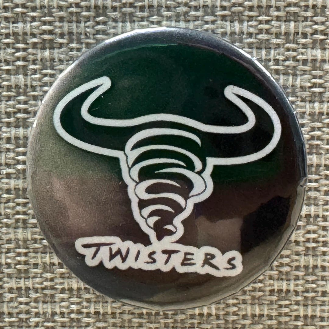 Twisters Bull Horns Tornado 1.5” Button - Etsy