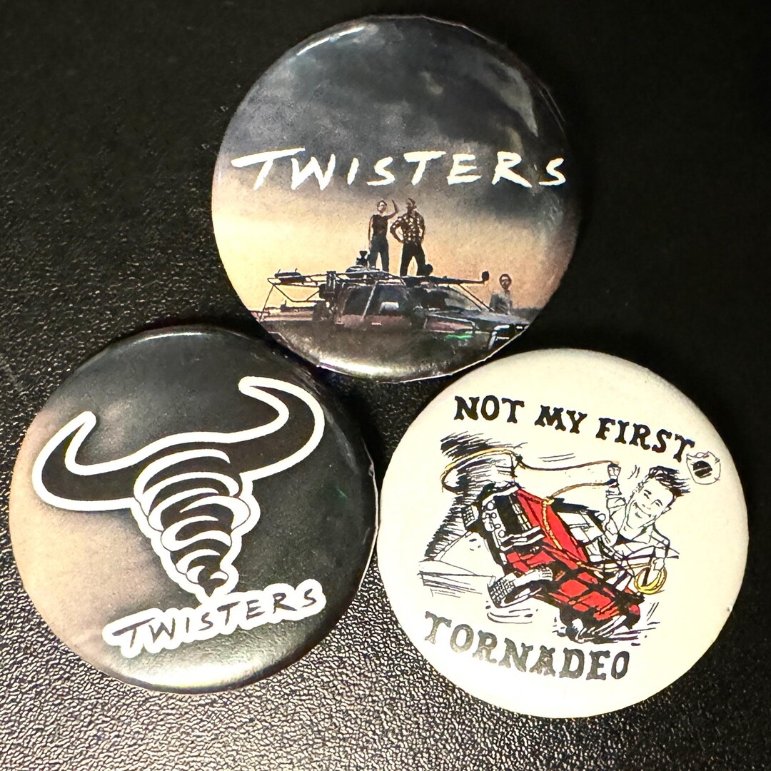 Twisters 1.5” Button Set - Etsy