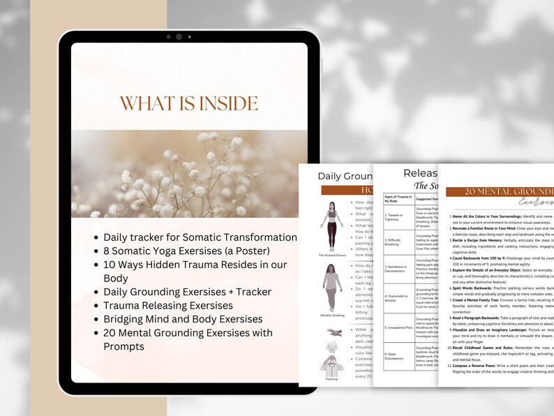 Somatic Exercises and Healing Trauma. Grounding and Mindfulness ...