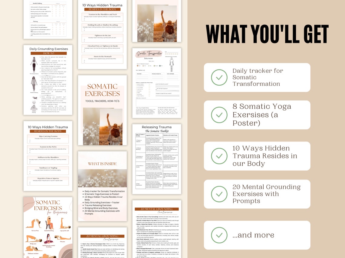 Somatic Exercises and Healing Trauma. Grounding and Mindfulness ...