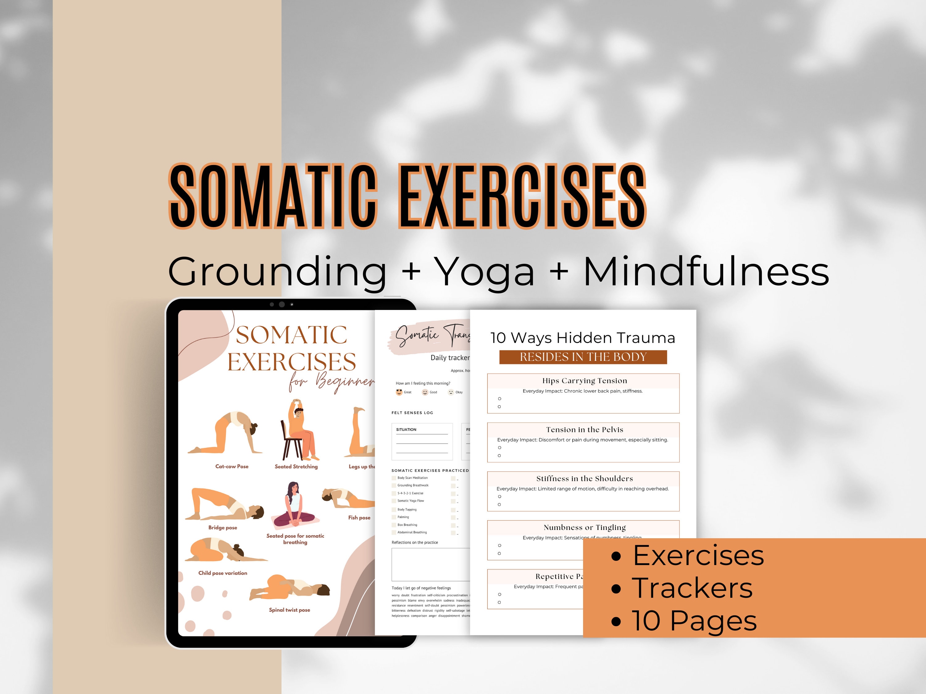 Somatic Exercises and Healing Trauma. Grounding and Mindfulness ...