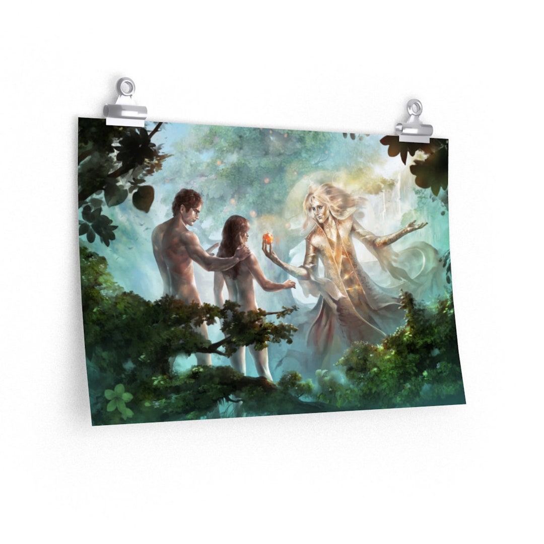 Garden of Eden Premium Matte Horizontal Posters Christian - Etsy