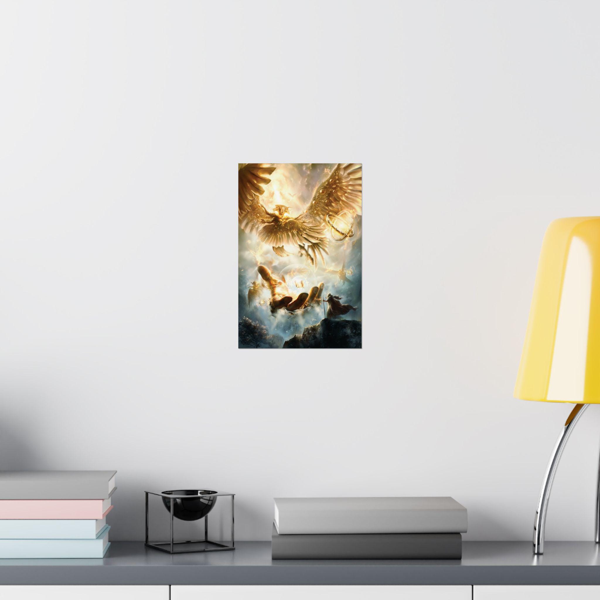 Ezekiel's Vision Vertical Poster Print Bible Wall Art Religious Decor ...
