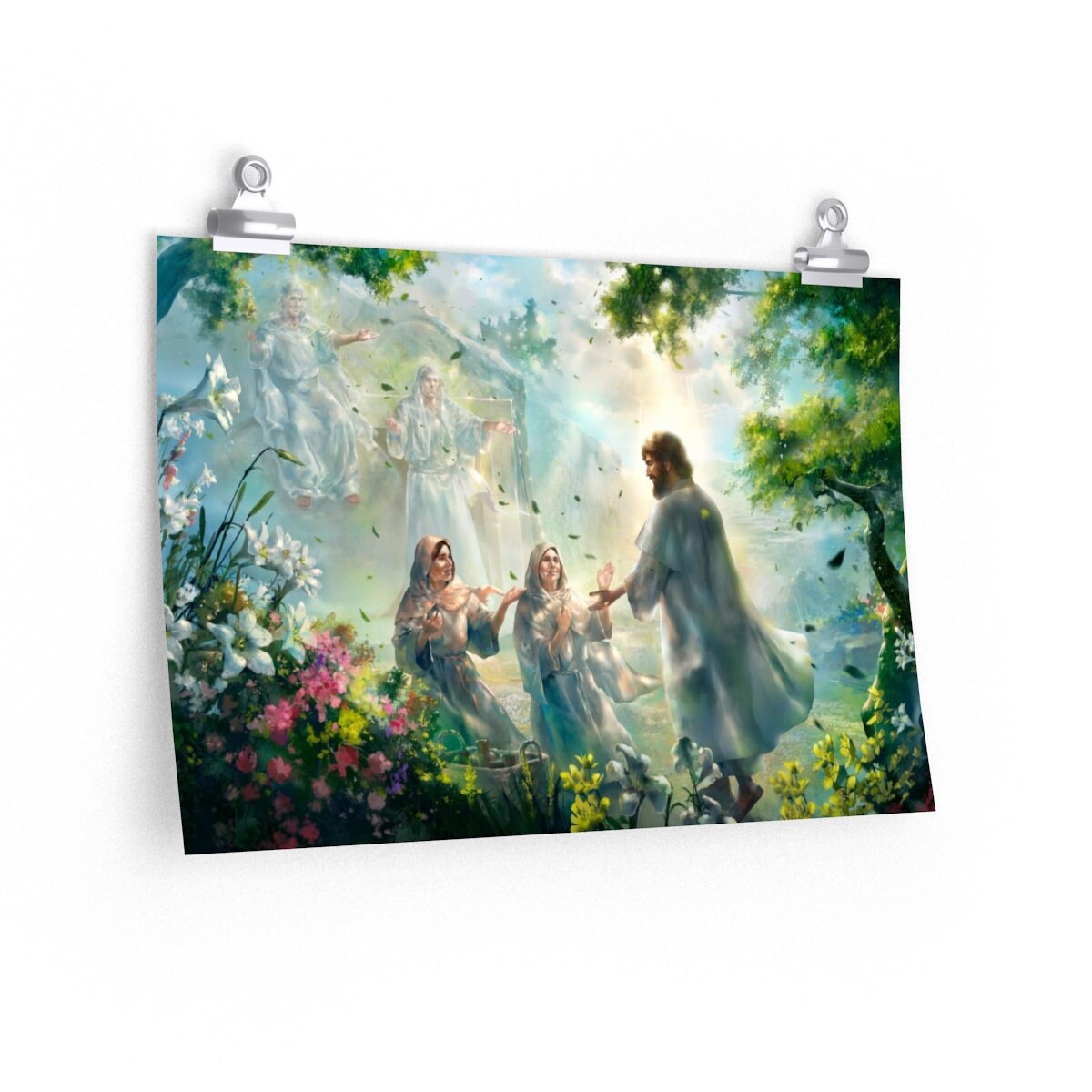 The Resurrection Christian Art Matte Poster Christian - Etsy