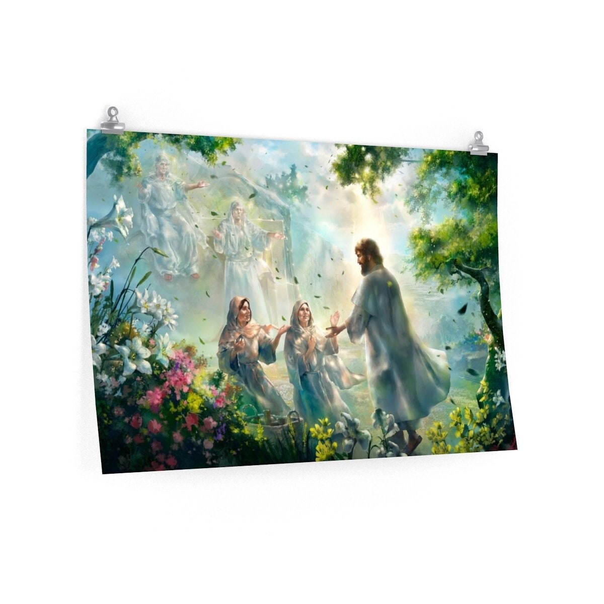 The Resurrection Christian Art Matte Poster Christian - Etsy