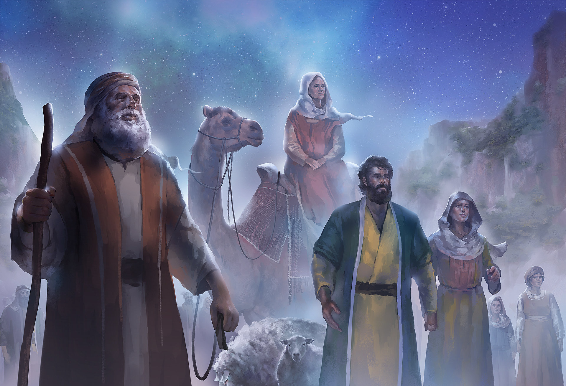 The Call of Abram Christian Art Premium Matte Horizontal - Etsy