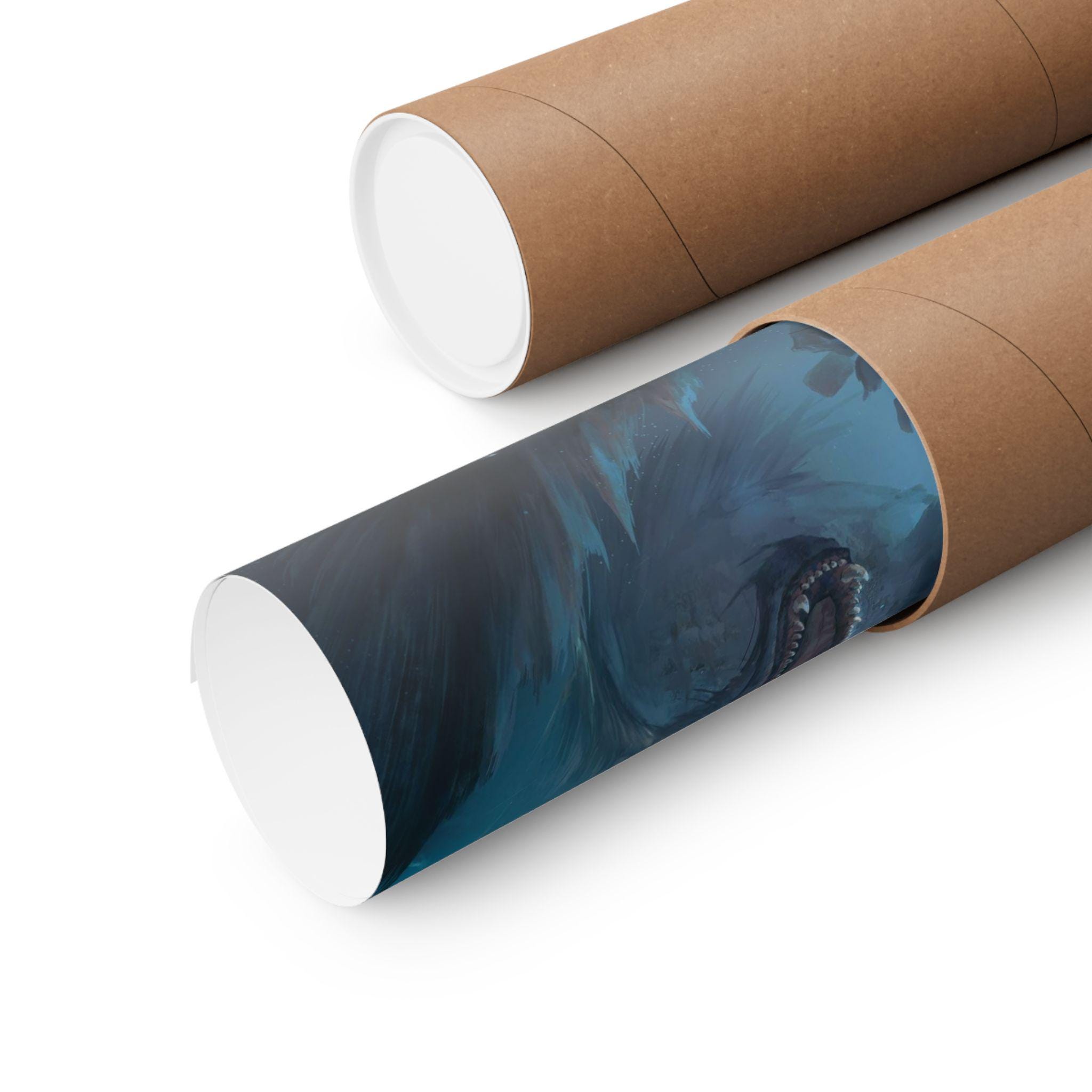 Jonah & the Sea Beast Vertical Poster Print Bible Wall Art Religious ...