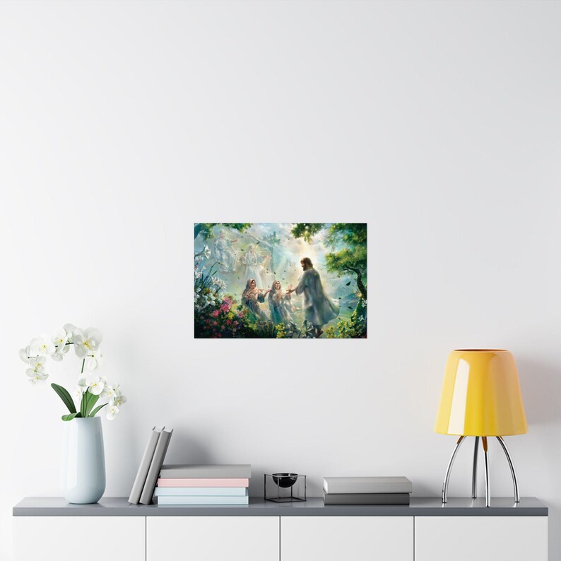 The Resurrection of Jesus Poster Print Bible Wall Art Religious Decor ...
