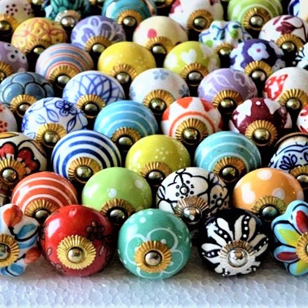 Porcelain Knobs - Etsy