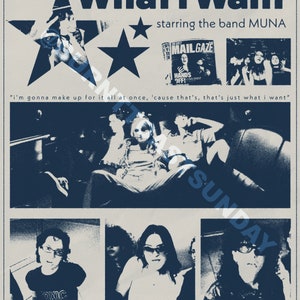MUNA What I Want Poster - Etsy