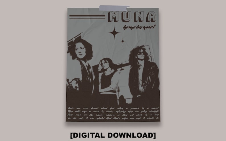 MUNA Home by Now Poster - Etsy