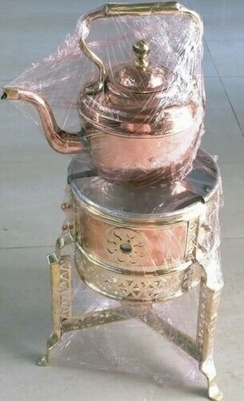 Unique Moorish Samovar Moroccan Tea Kettle Burner Handmade Tea Set ...