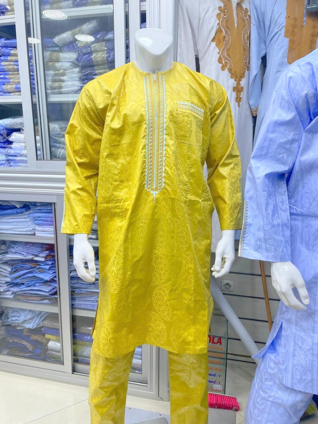 Handmade Tuareg Unisex Desert Outfit – Traditional Saharan Shirt and ...