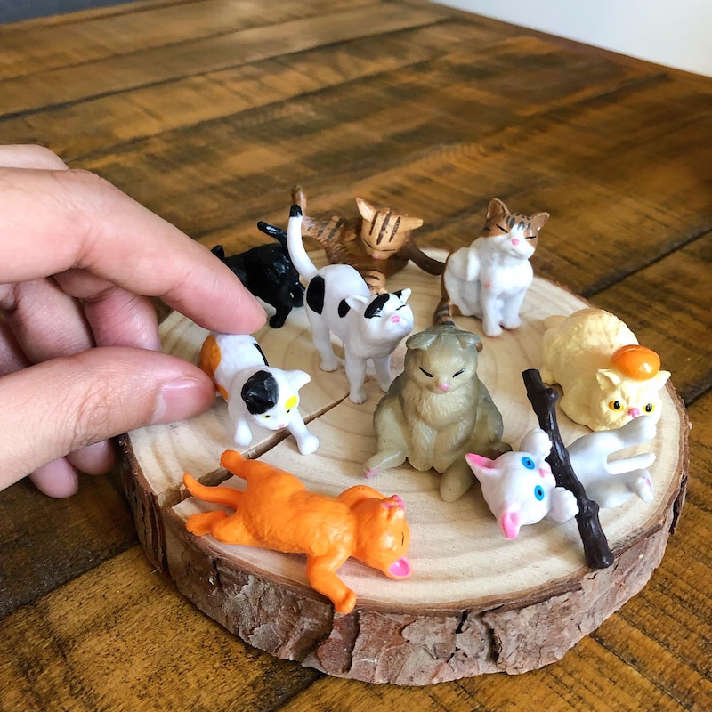 Cat Figurines - Etsy