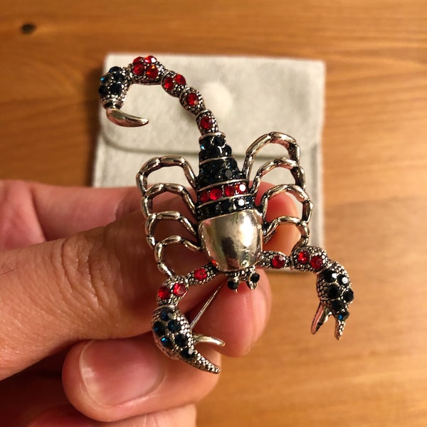 Scorpion Brooch - Etsy