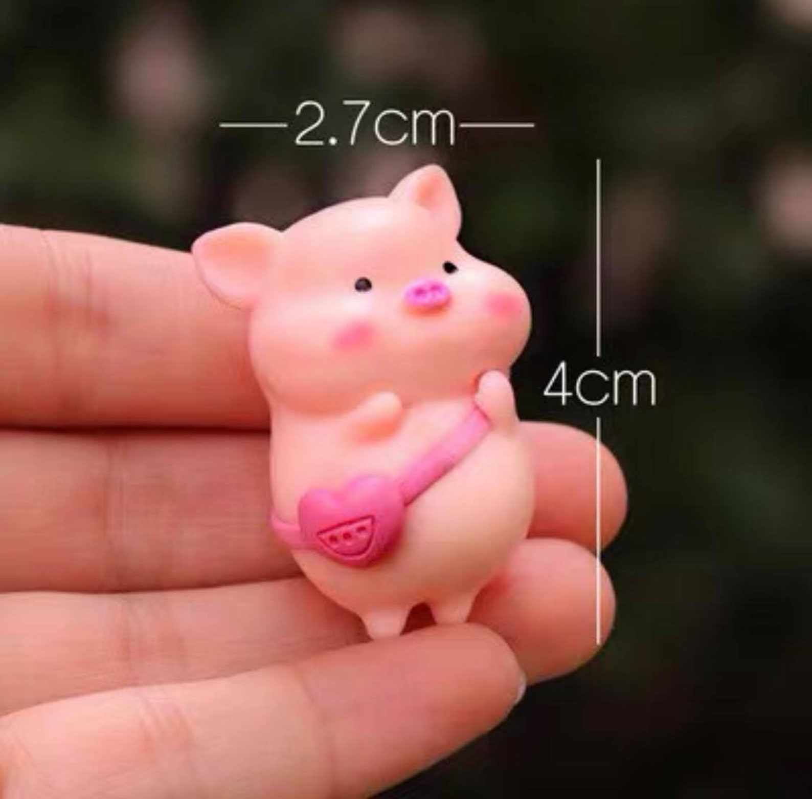 Super Cute Pig Miniatures Set of 7 Pig Figurines With Gift - Etsy