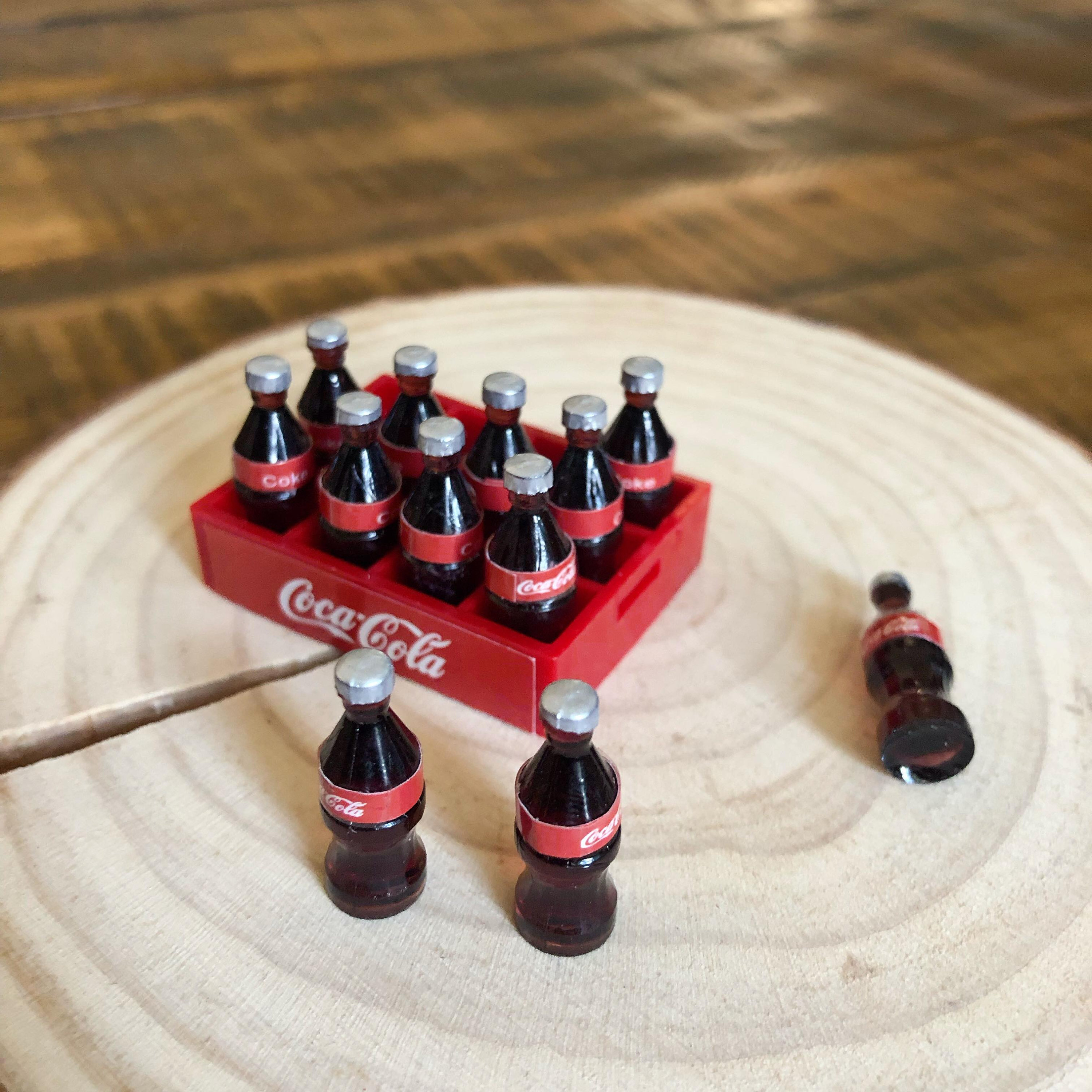 Mini Coke Bottles Coca-cola Bottles 12 Bottles Miniature | Etsy