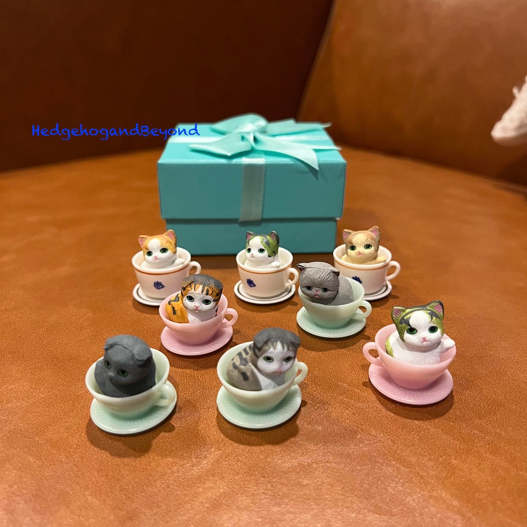 Super Cute Cat Miniatures, Cat Figurines, Teacup Cats, Cat Knick Knacks ...