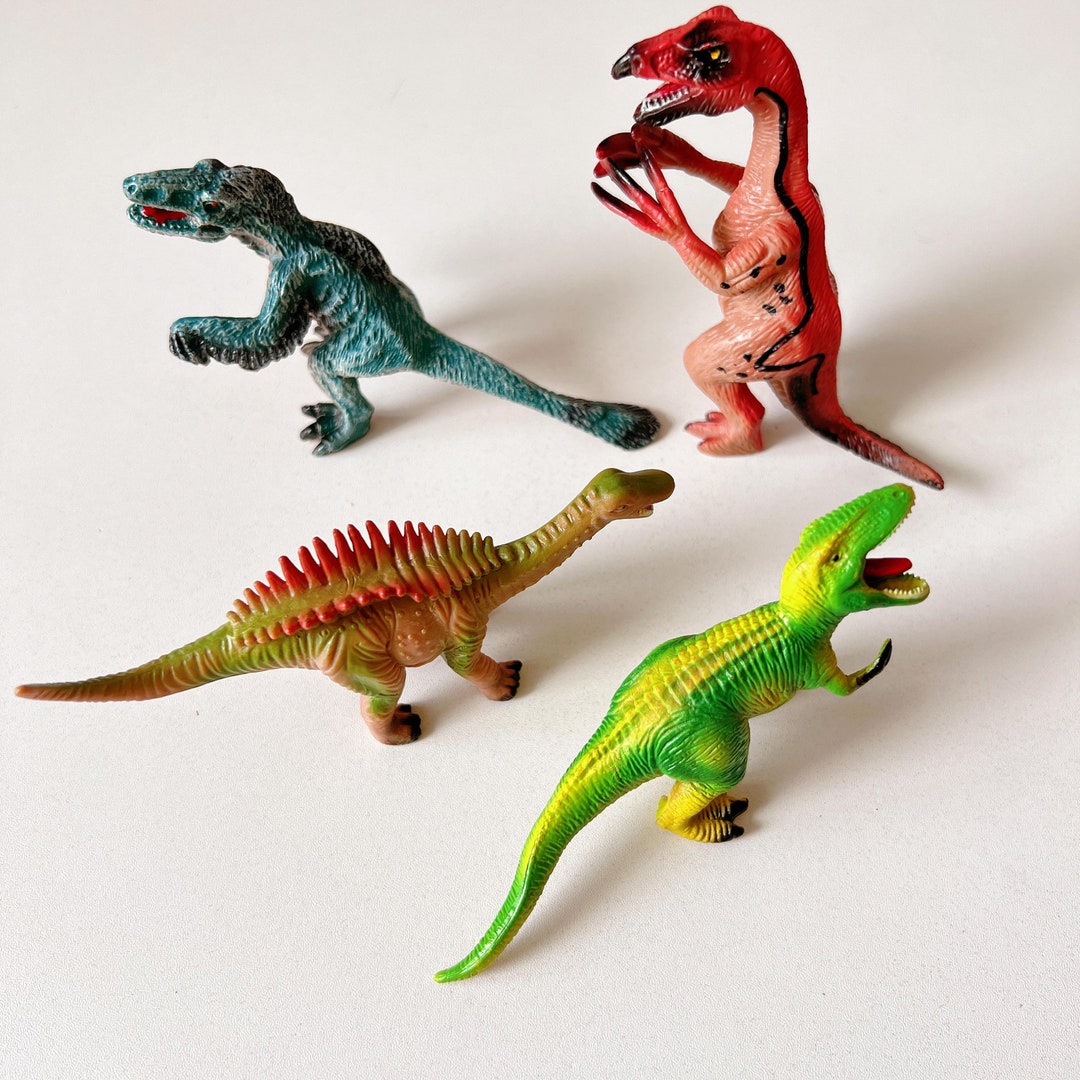 Dinosaur Figurines, Set of 4pcs, 4-5inches Long, Perfect Toy & Decor ...