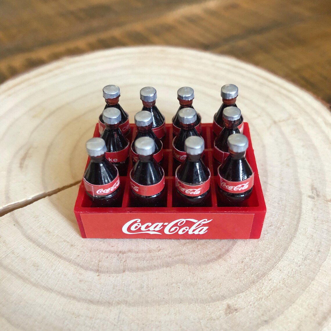 Mini Coke Bottles Coca-cola Bottles 12 Bottles Miniature | Etsy