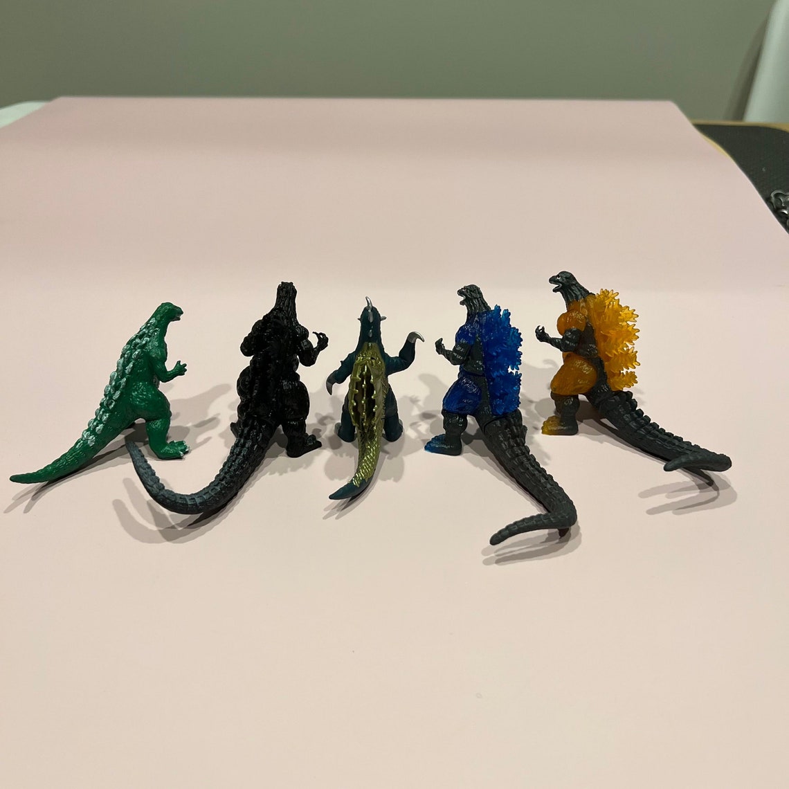 Godzilla Figures, Set of 5 Figures, the King of Monsters Godzilla ...