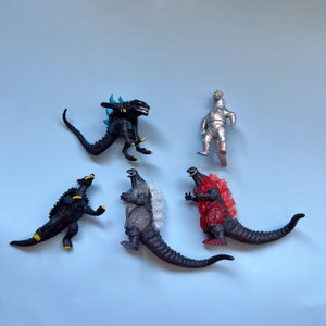Godzilla Figures, Set of 5 Figures, the King of Monsters Godzilla ...