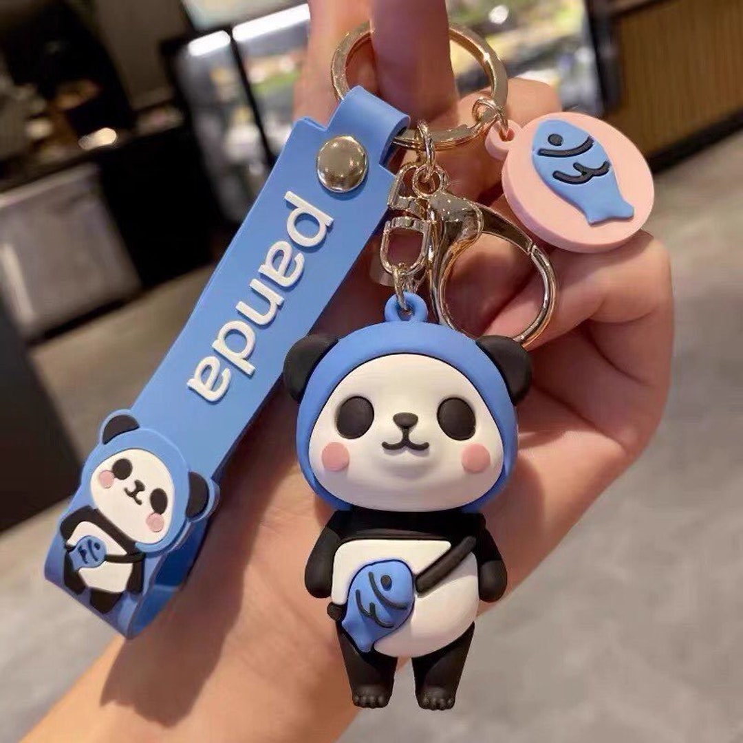 Super Cute Panda Keychain, Panda Accesories - Etsy
