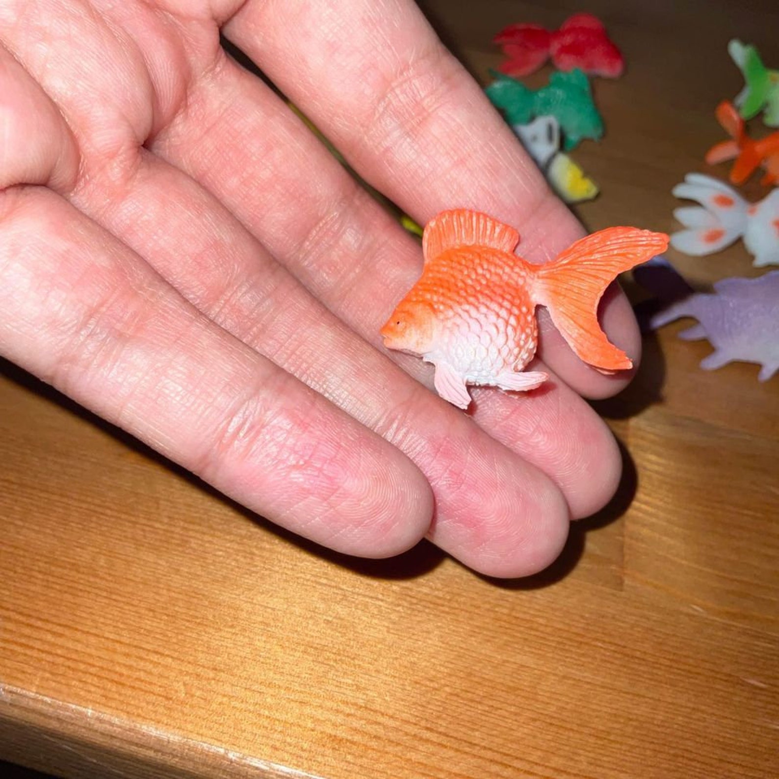 Super Cute Fish Miniatures Set of 12pcs Goldfish Figures - Etsy