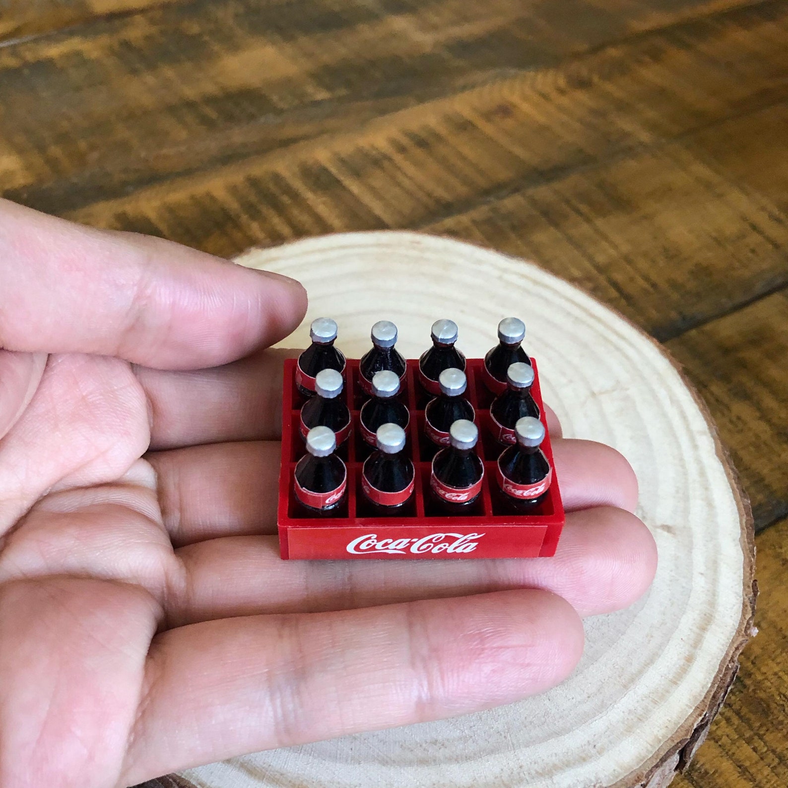 Mini Coke Bottles, Coca-cola Bottles, 12 Bottles Miniature, PVC Made ...