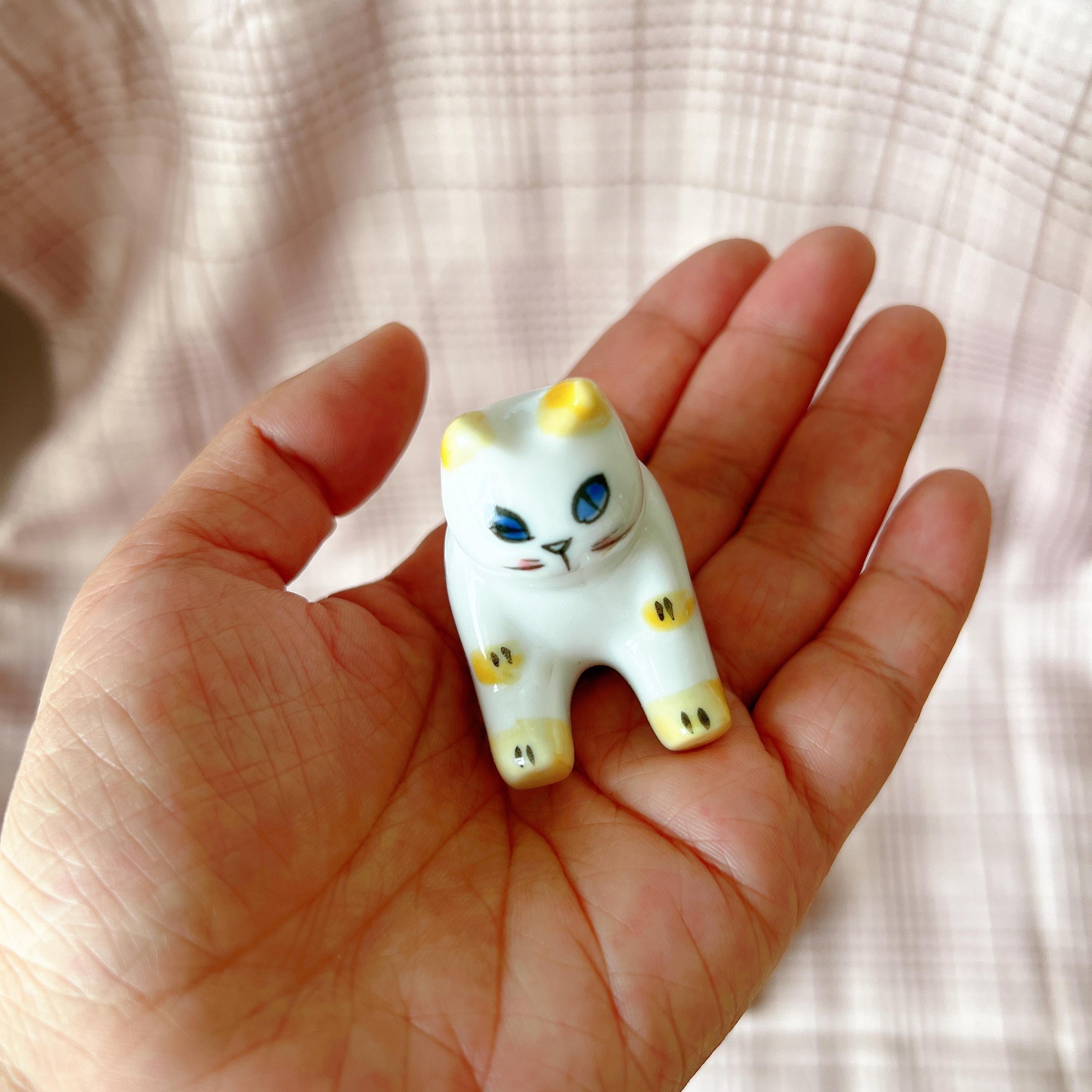 Ceramic Cat Figurines (set of 5), Cute Knick Knacks - Etsy