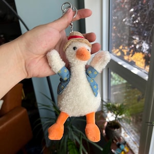 Super Cute Duck Keychain, Comfy Duck Keychain, 7" Long, Great Gift - Etsy