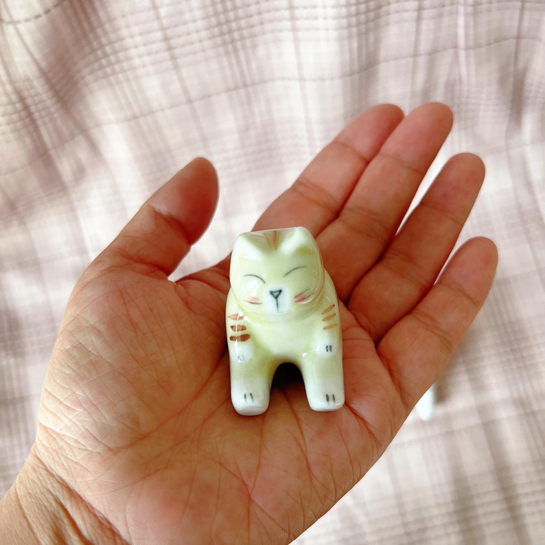 Super Cute Ceramic Cats set of 5 Cats - Etsy