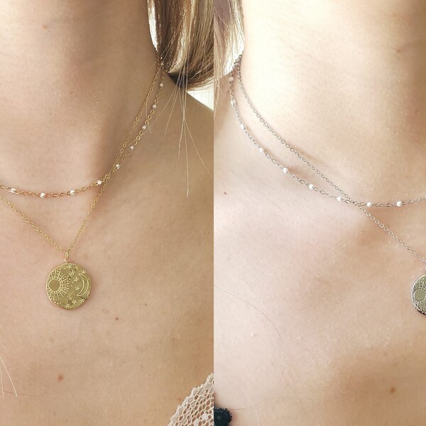 Collier multirang - Etsy France