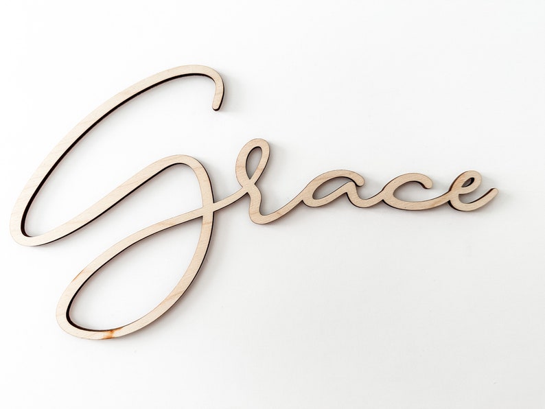 Grace Word Cutout | Wood Grace Cutout | Wood Home Sign | Housewarming ...