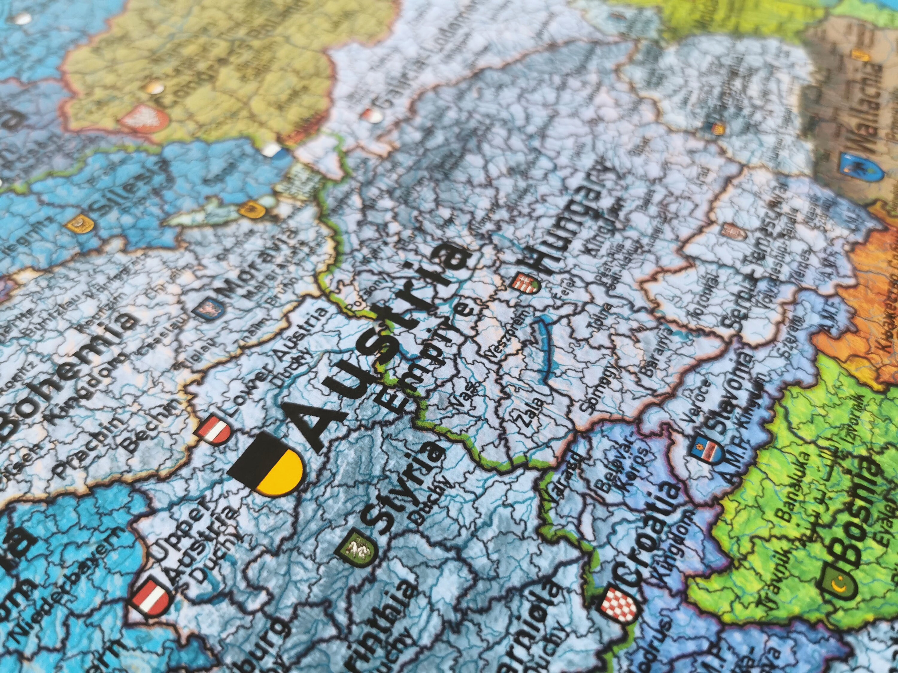 Europe 1836 History Map - Etsy Canada