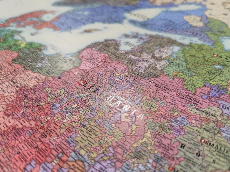 Europe 1444 History Map - Etsy