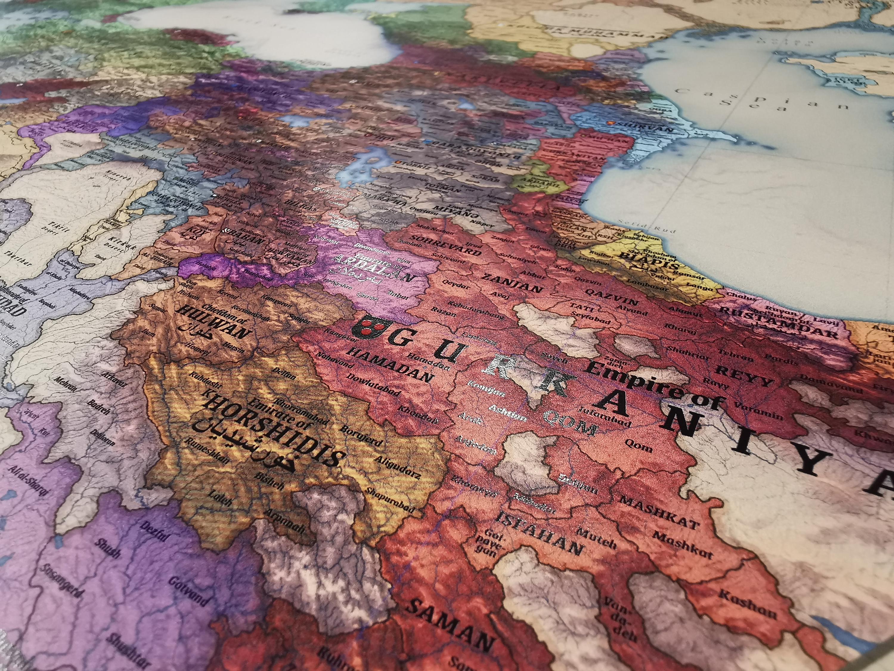 Europe 1444 History Map - Etsy