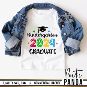 2024 Kindergarten Graduation SVG PNG, 2024 Kindergarten Graduate Sv ...