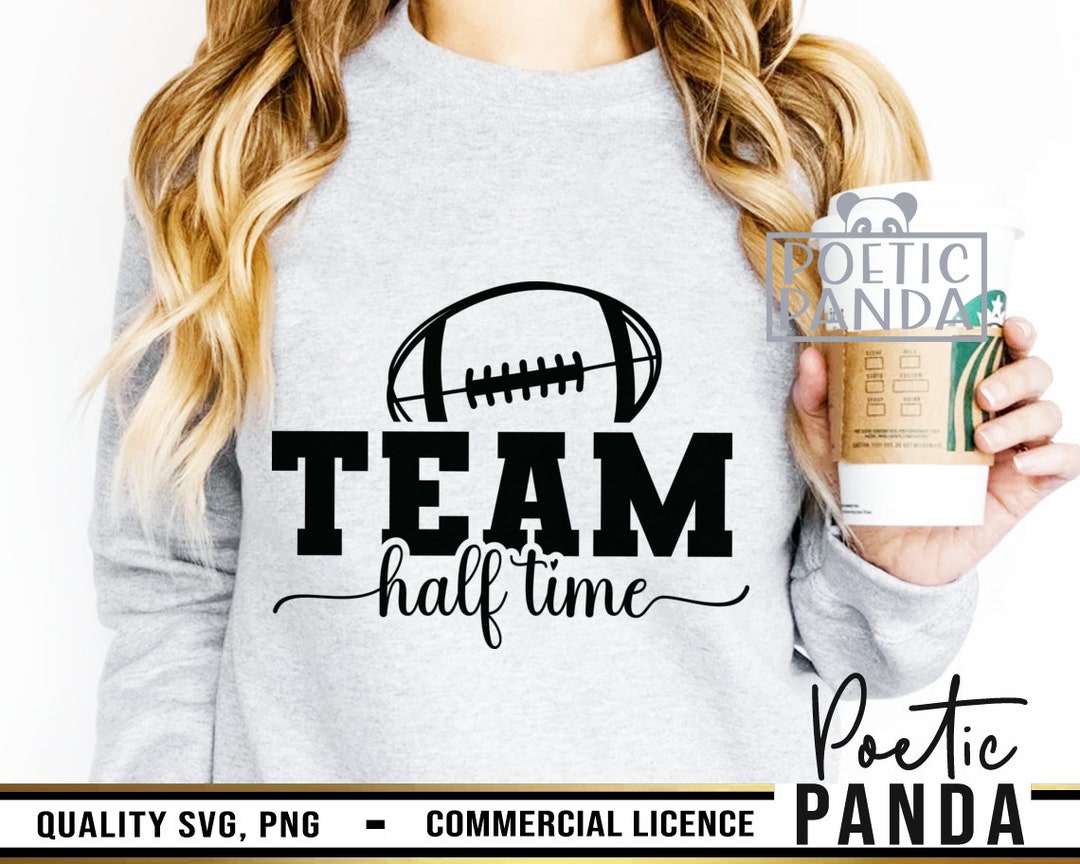 Team Half Time SVG PNG, Football Jumper Svg, Sports Svg, Game Vibes Svg ...