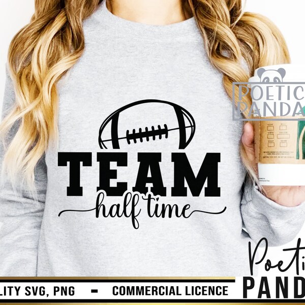 Team Half Time Svg - Etsy