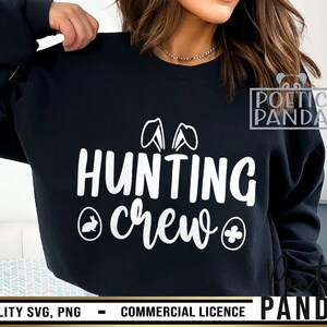 Hunting Crew SVG PNG, Cousin Crew Svg, Happy Easter Svg, Egg Hunting ...