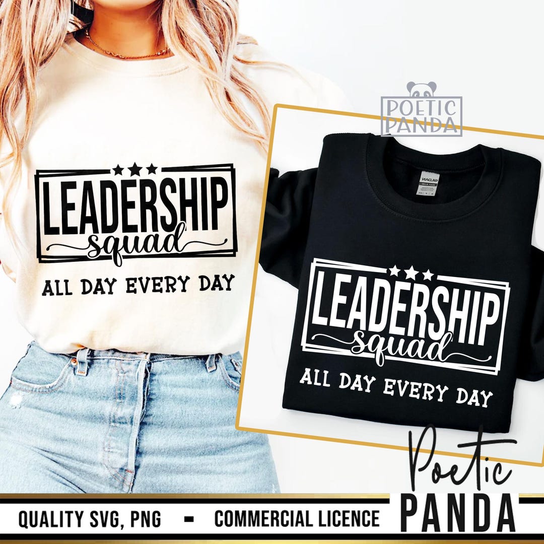 Leadership Squad SVG PNG, Manager Office Crew Shirts Svg, Team Building ...