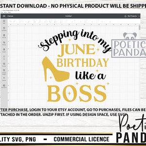 June Birthday SVG PNG, Birthday Girl Svg, June Svg, June Birthday Svg ...