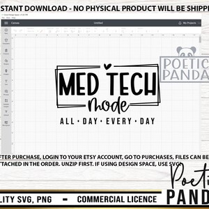 Med Tech SVG PNG, Nursing Svg, Radiology Svg, Healthcare Svg, Lab Tech ...
