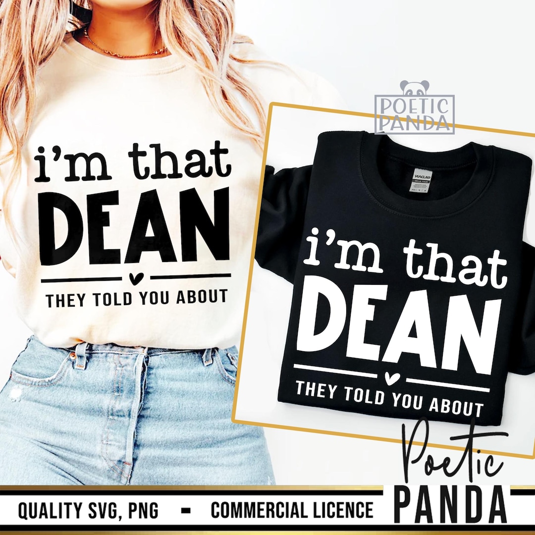 Dean SVG PNG, School Dean Svg, Funny Dean Svg Design, Dean Digital File ...