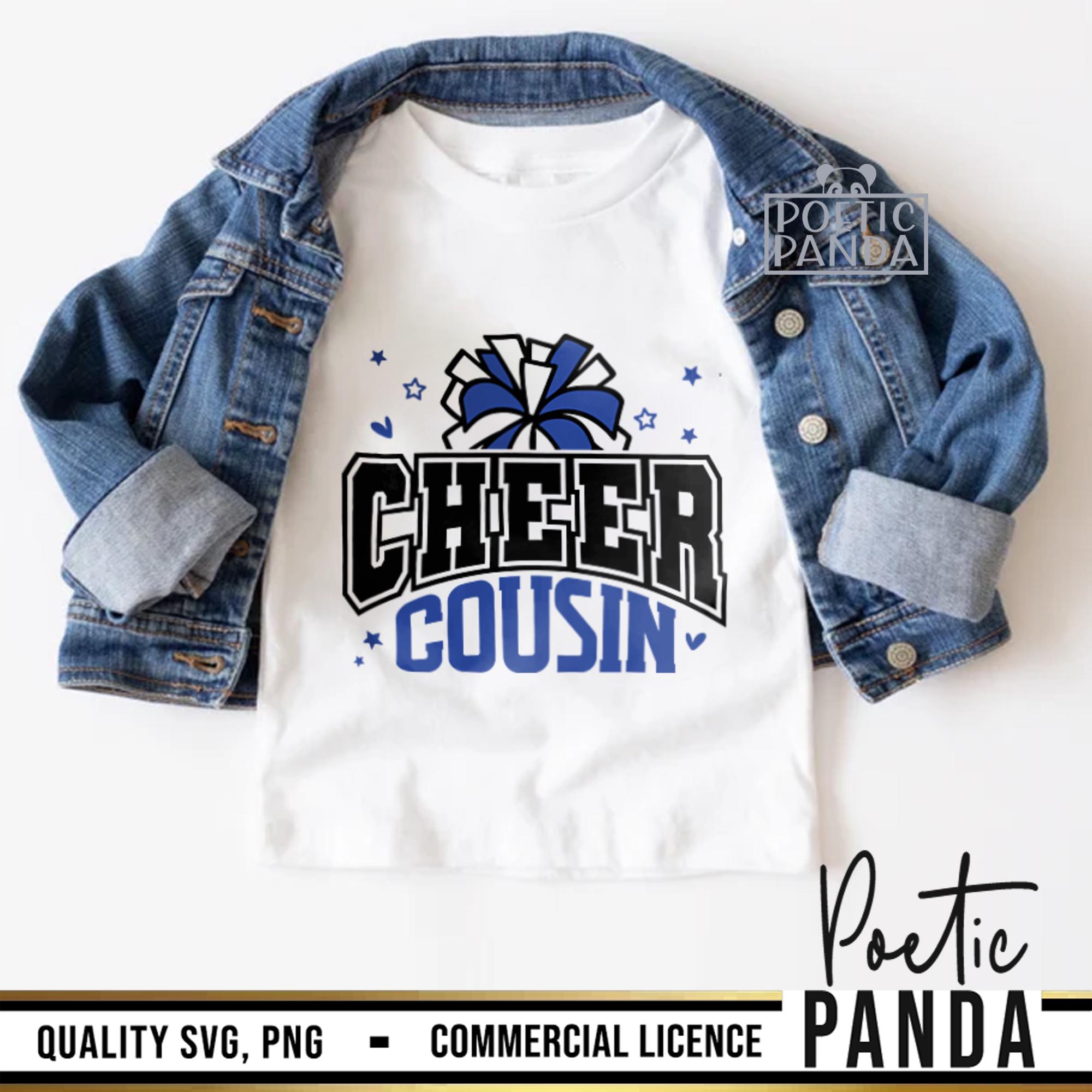 Cheer Cousin SVG PNG, Cousin Crew, Cheer Cousin Shirt Svg, Football ...