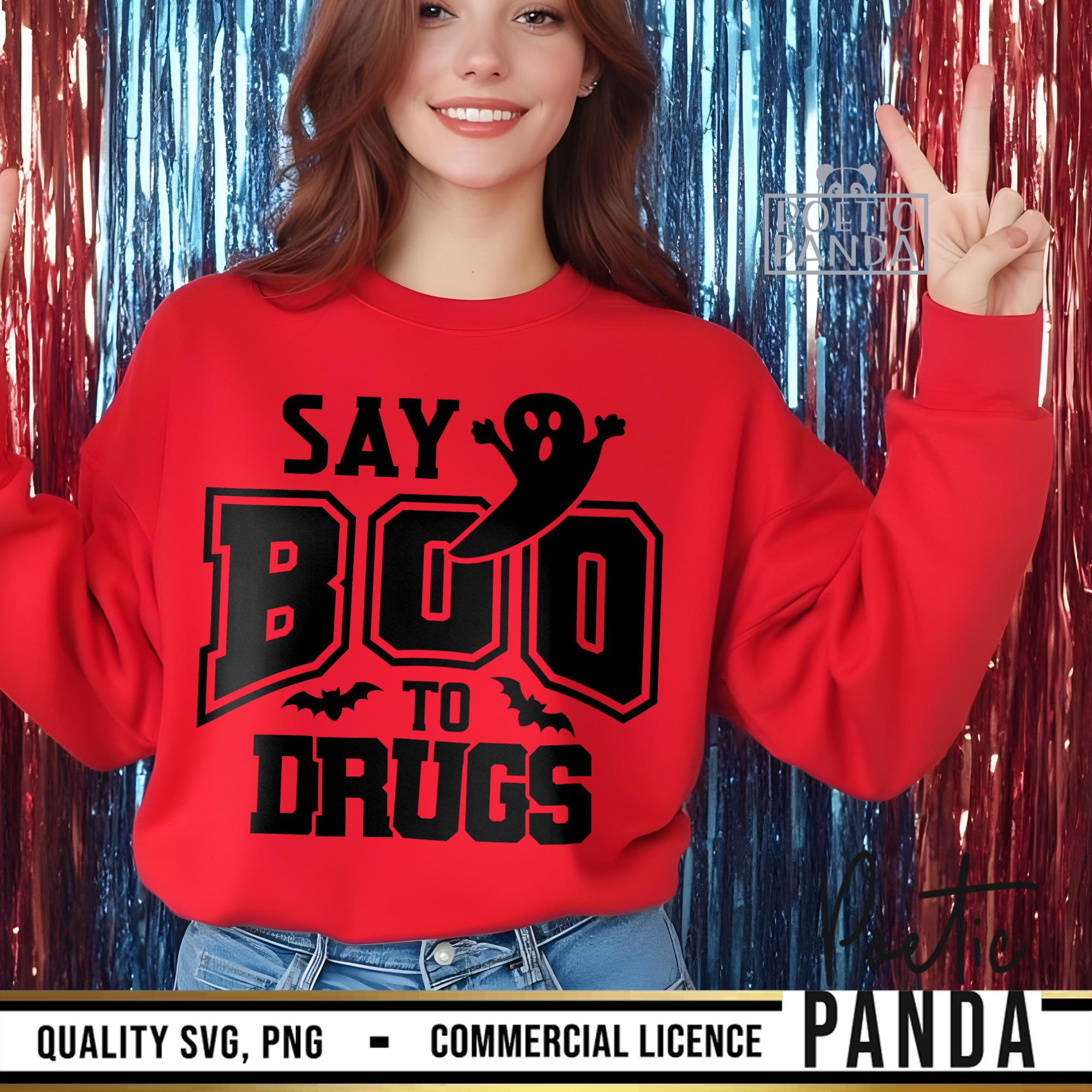 Red Ribbon Week SVG PNG, Red Ribbon Svg, Say Boo to Drugs Svg, Red ...