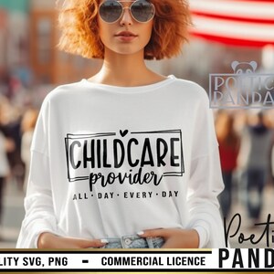 Childcare Provider SVG PNG, Caregiver Svg, Kindergarten, Babysitter Svg ...