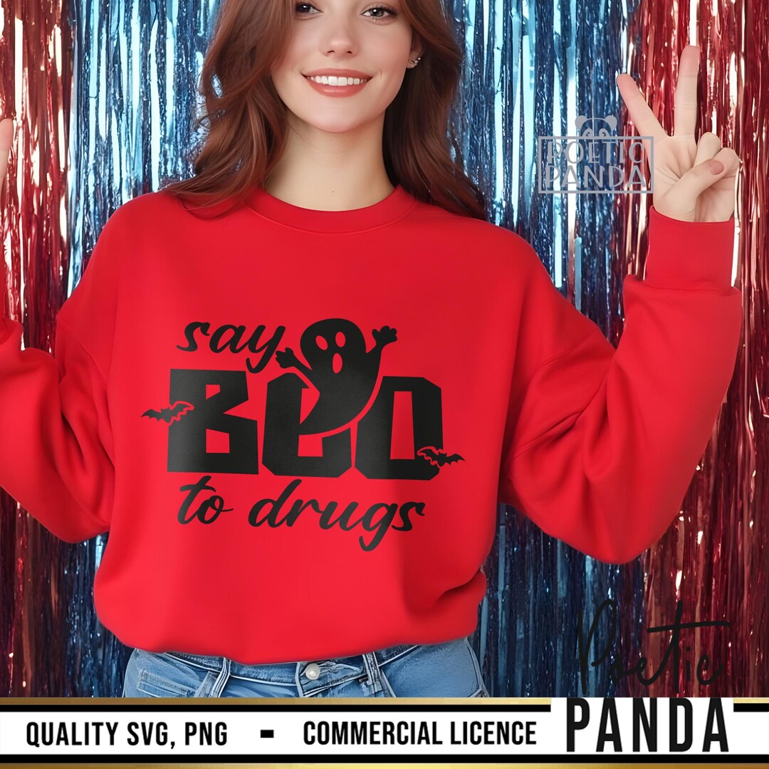 Red Ribbon Week SVG PNG, Say Boo to Drugs Svg, Red Ribbon Week Teacher ...